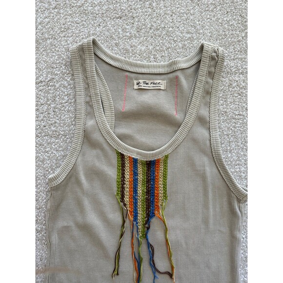 Free People | Tops | Free People Tank Top Boho Tassel | Poshmark